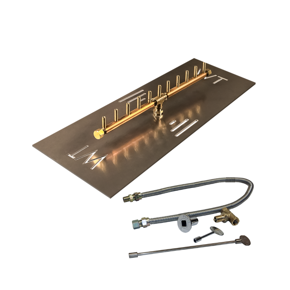 Warming Trends CROSSFIRE 110K BTU Linear Style 6" x 26" Liquid Propane ...