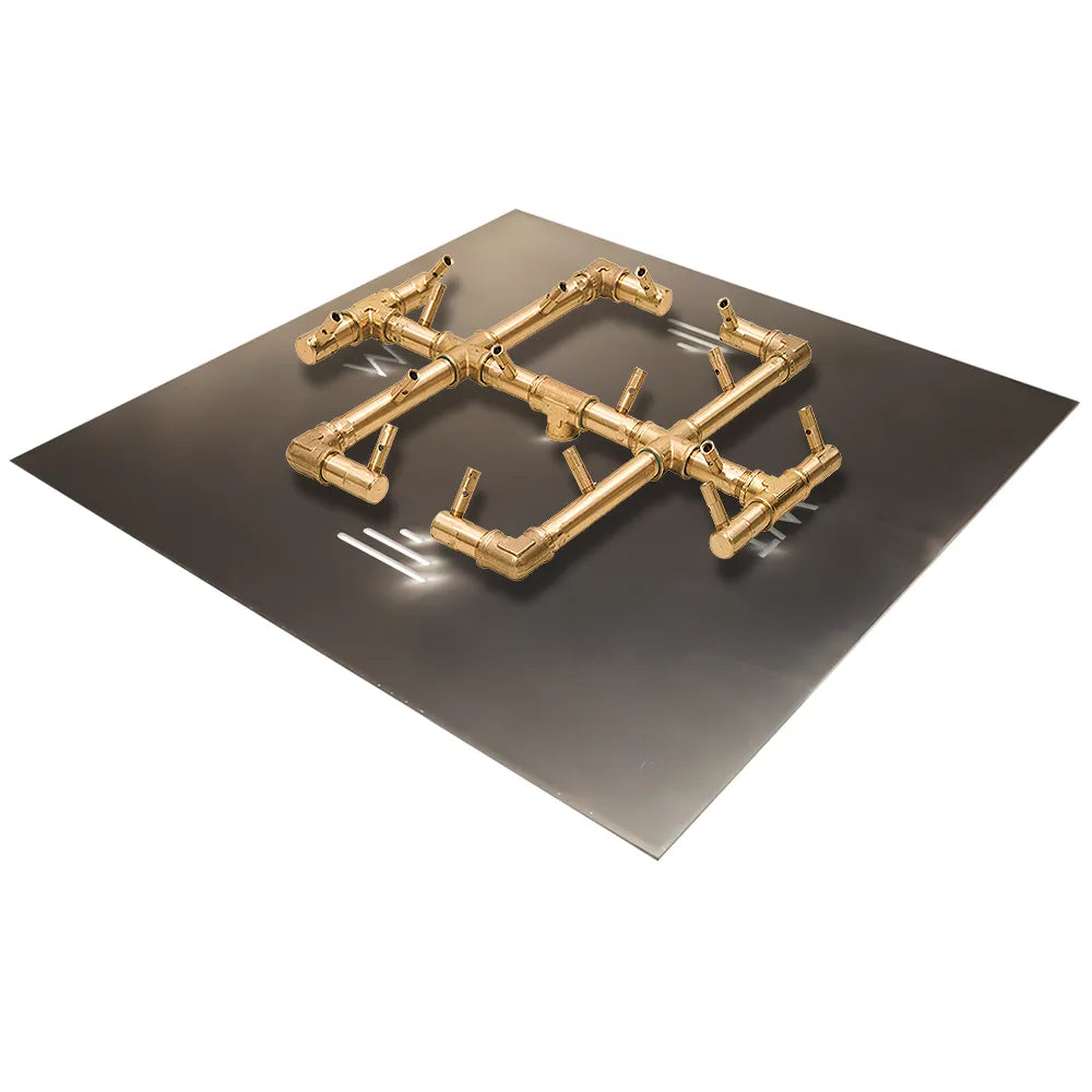 Warming Trends CROSSFIRE 180K BTU 30" Square Natural Gas Burner System ...